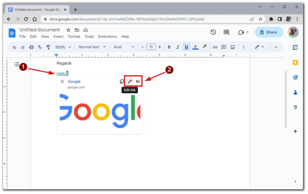 How to edit or remove hyperlinks in Google Docs 1 Tab TV Japan