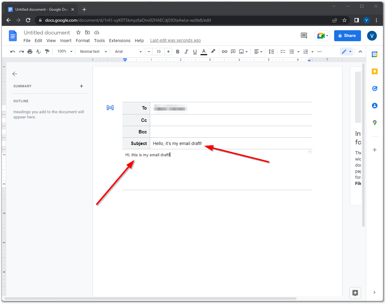 Google ドキュメントで Gmail にメールを下書きする方法 | Tab-TV Japan